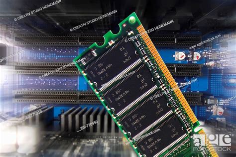 RAM Circuit Board Stock Photo Picture And Rights Managed Image Pic