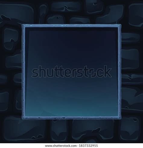 Vector Game Ui Scaleable Frame Illustration Stock Vector Royalty Free Shutterstock