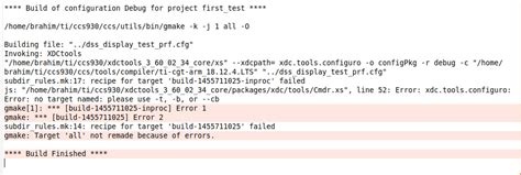 Ccs Tda Vmxevm Target All Not Remade Because Of Errors Code Composer Studio Forum Code