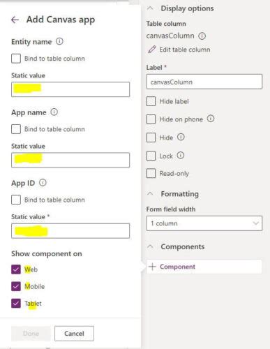 Power Apps Embed Canvas App In Model Driven App Form
