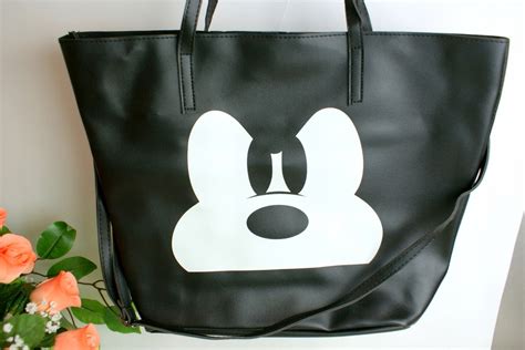 Torba torebka duża shopper czarna myszka miki nowa 9028801854