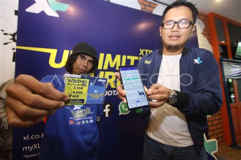 XL AXIATA LUNCURKAN PRODUK BARU ANTARA Foto