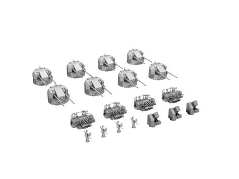 Weapons For Georges V Class Battleships 1941 Swordfishmodels