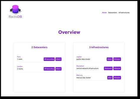 RacksDB Web UI Rackslab Docs