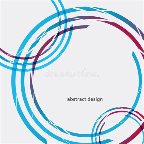 Modern Circle Vector Illustration Concept Design Stock Vector Illustration Of Pattern Flat