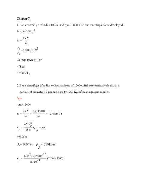 Sedimentation Characteristics Novel Separation Processes Lecture