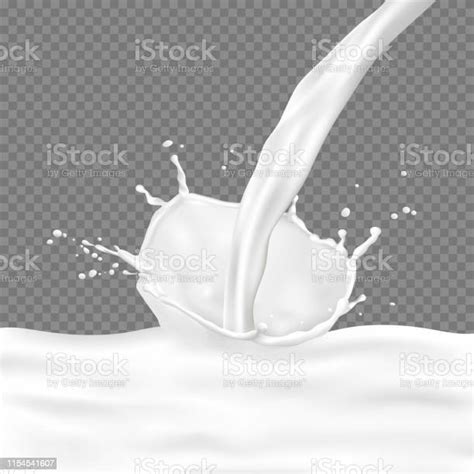 벡터 3d 흐름 스 플래터 요구르트 혼합 케 피어 액체 방울 밀크 쉐이크와 우유의 현실적인 0명에 대한 스톡 벡터 아트 및 기타 이미지 Istock