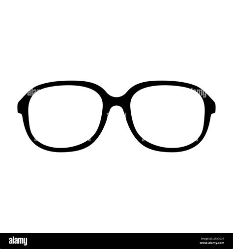Glasses Icon Isolated On White Background Vector Illustration Stock