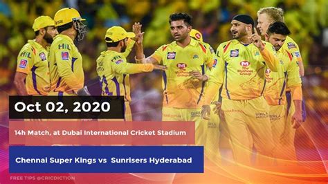 Match Preview Today Cricket Match Prediction Chennai Super Kings Vs