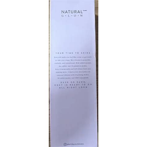 Natural Glow Sex Toy Infocons