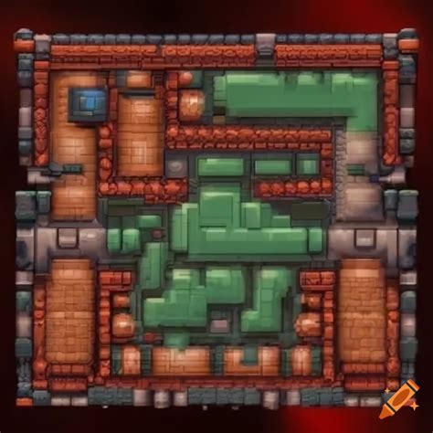 Layout Map Of A 2d Platformer Game On Craiyon