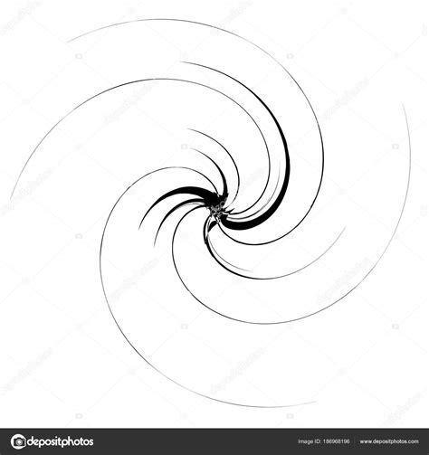 Abstract Concentric Radial Geometric Motif Vector Illustration Stock