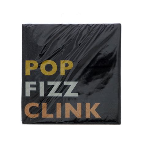 True Fabrications Pop Fizz Clink Napkins Shop Napkins And Table Cloths