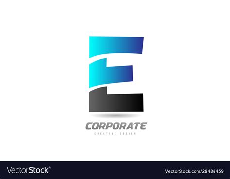 Letter E Designs Blue