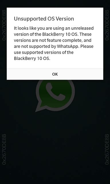 Whatsapp Error Blackberry Forums At