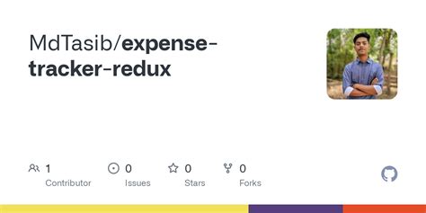 GitHub MdTasib Expense Tracker Redux