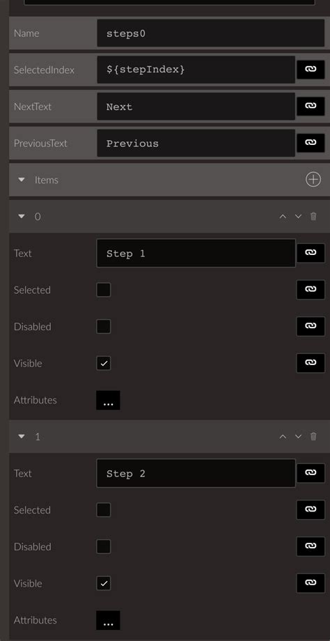 How To Access Selectedindex For Steps Component Blazor Server Radzen