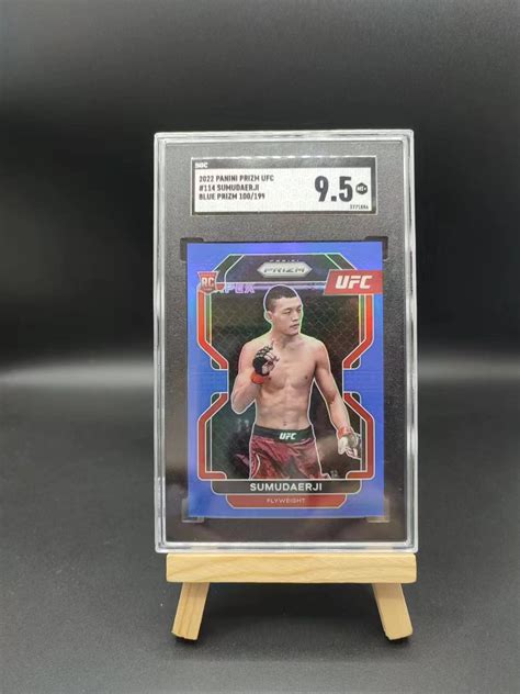2022 Panini Prizm Sumudaerji Rc （飞鼠拍卖）苏木达尔基 新秀 蓝折 Sgc95分 100199编电影 八角