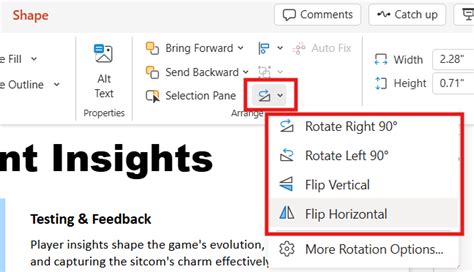 How To Flip A Shape In Powerpoint