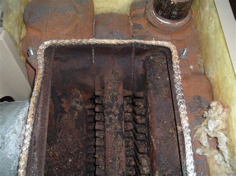 Rust In Five Year Old Boiler Heating Help The Wall