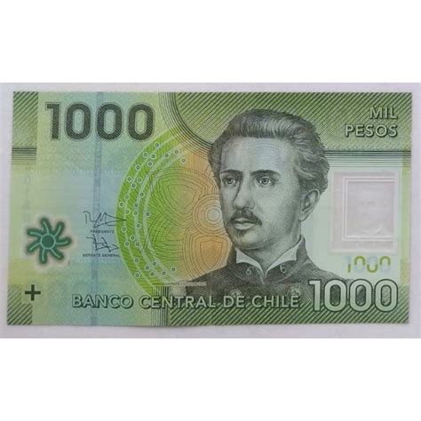 Antiga Cédula De 1 000 Pesos Chilenos Polímero Soberba Shopee Brasil
