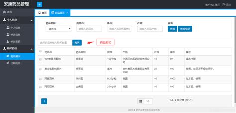 Javaspringbootmysql安康药品管理系统 Csdn博客