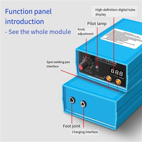 5000W Spot Welder Portable High Power Spot Welder Mini Handheld Spot
