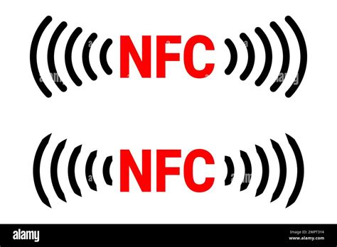 Nfc Near Field Communication Icon Symbol Vector Stock Vector Image