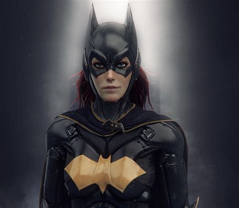 Batman Arkham Knight Girl Costume Suit 1080p Armor Batgirl Mask