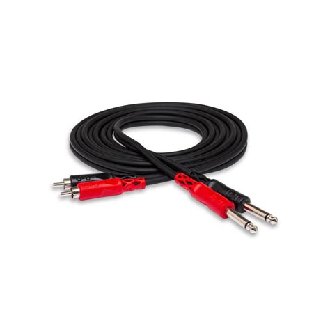 Hosa Cpr 203 Stereo Interconnect Cable Dual 14 Inch Ts Male To Dual