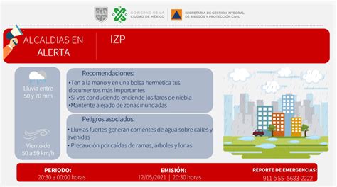 Secretaría De Gestión Integral De Riesgos Y Pc On Twitter Se Activa