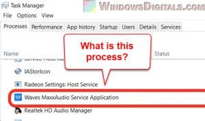 WavesSvc Exe High CPU Memory Usage In Windows