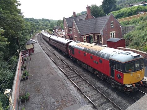 British Rail Class 33 D6539 33021 Eastleigh In Post Office Red At The