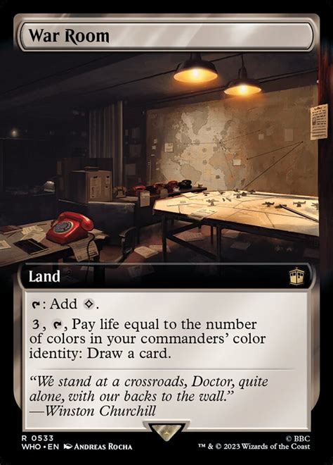 War Room Doctor Who Mtg Print