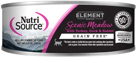 Nutrisource Element Series Scenic Meadow Turkey Duck And Rabbit Canne