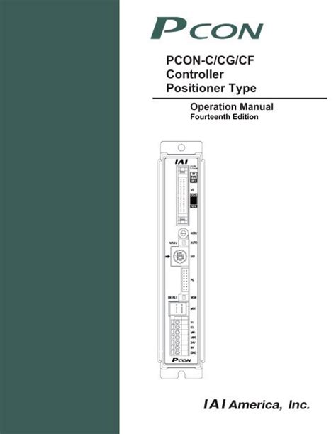 PCON C CG CF Controller Positioner Type REM Technik Sro
