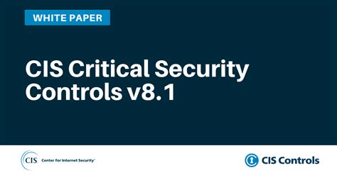 Cis Critical Security Controls V8 1