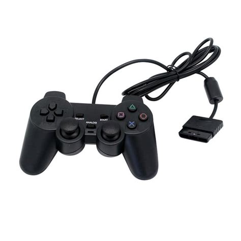 Wired Controller For Playstation Ps2 Double Vibration Shock Gamepad