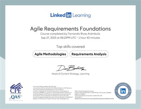fernando rivas arámbula on linkedin certificate of completion