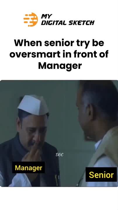 mukesh kumar bharti on linkedin oops 🤐 when senior try be oversmart in