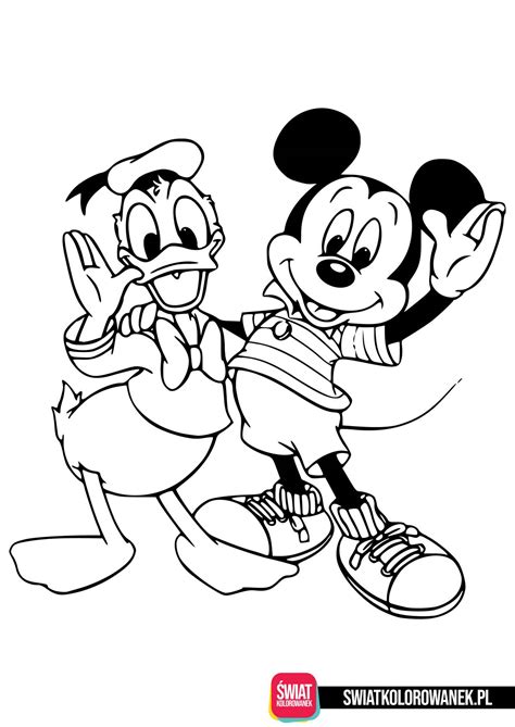 Myszka Miki I Kaczor Donald Kolorowanki Disneya Mickey Mouse Coloring The Best Porn Website