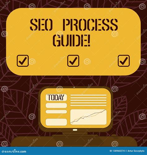 Conceptual Hand Writing Showing Seo Process Guide Business Photo Text Set Actions Improve