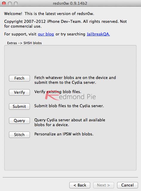 downgrade ios 6 to 5 1 1 on a4 ios devices using redsn0w redmond pie