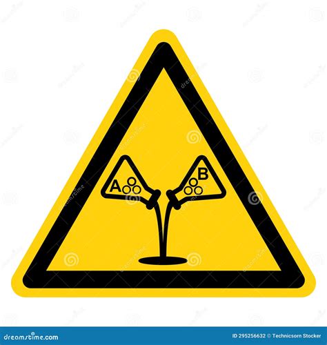 Do Not Mix Brands And Types Of Foam Concentrate Symbol Sign Vector