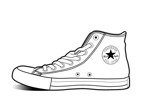 Printable Blank Shoe Template