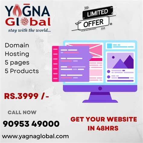 Dynamic Web Designing Services At ₹ 3999project In Coimbatore