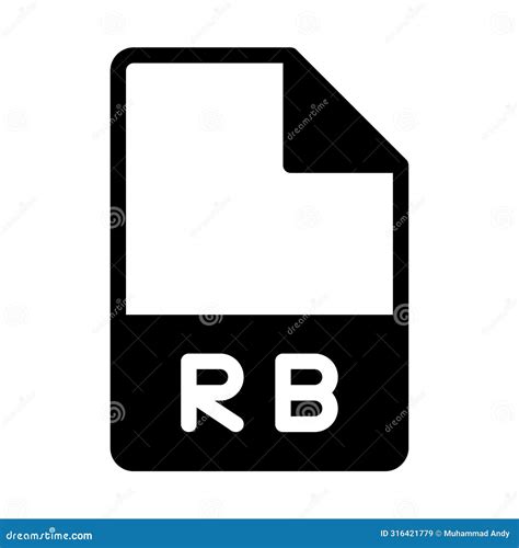 Rb File Type Icon Document Files And Folder Format Symbol Icons In