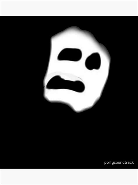 Ghost Face Poster For Sale By Porfysoundtrack Redbubble