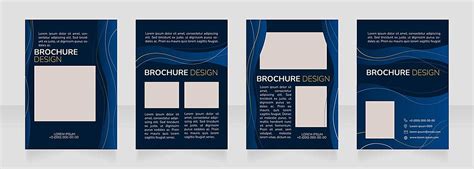 Medical Product Blank Brochure Design Monitoring Leaflet Instruction