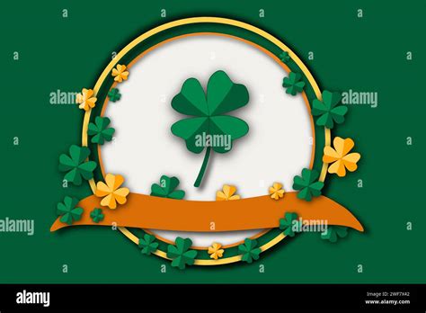 Illustration On Theme Beautiful Shape Banner In Style Paper Cut For